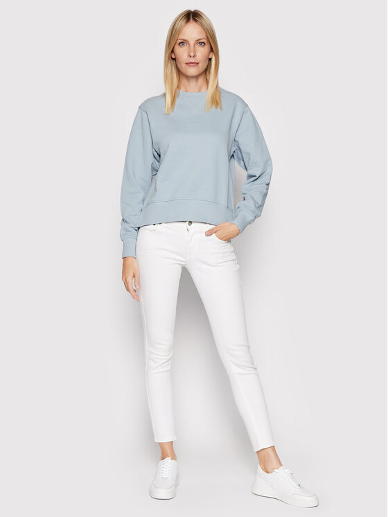 Guess Mikina W2GQ30 KB4N1 Modrá Relaxed Fit | Modivo.cz