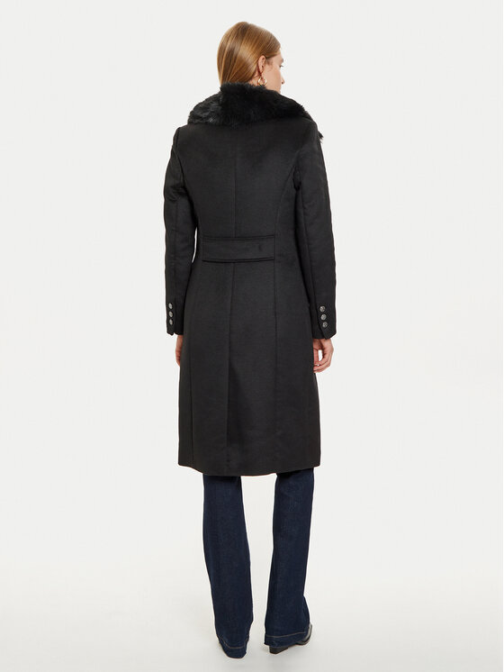 Guess Zimní kabát Nancy W4BL32 WGJG2 Černá Regular Fit | Modivo.cz