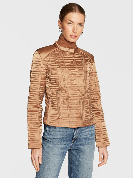Guess Μπουφάν μεταβατικό W2BL31 WEWF0 Μπεζ Regular Fit | Modivo.gr