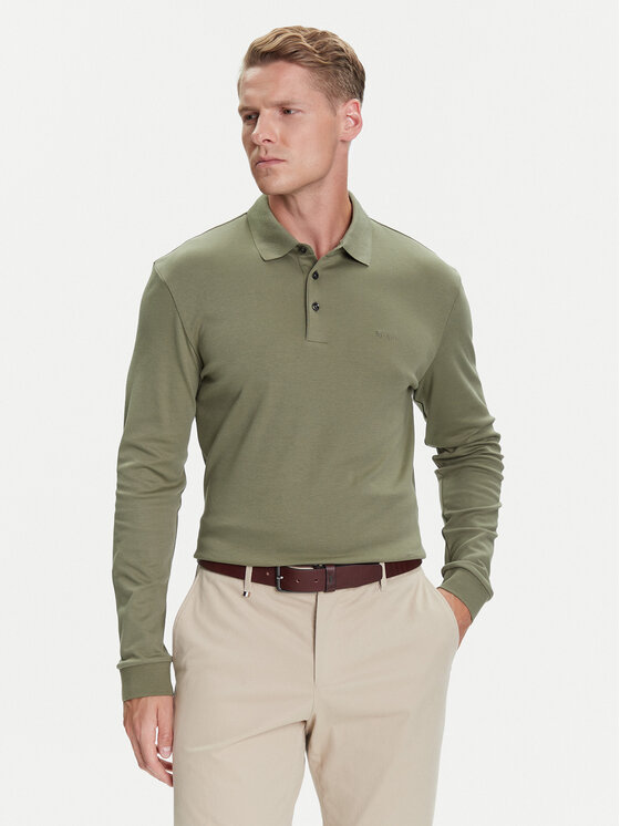 BOSS Polo Pado 30 50468392 Zielony Regular Fit | Modivo.pl