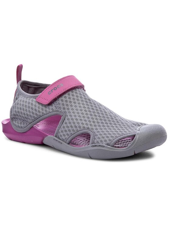 Crocs Sandalen Swiftwater Mesh Sandal W 204597 Grau Modivo