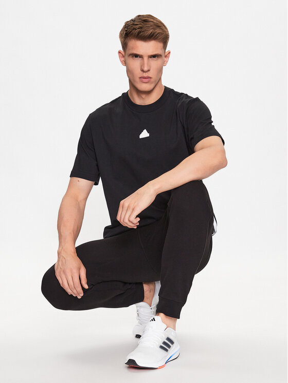 adidas Póló IN1611 Fekete Loose Fit | Modivo.hu