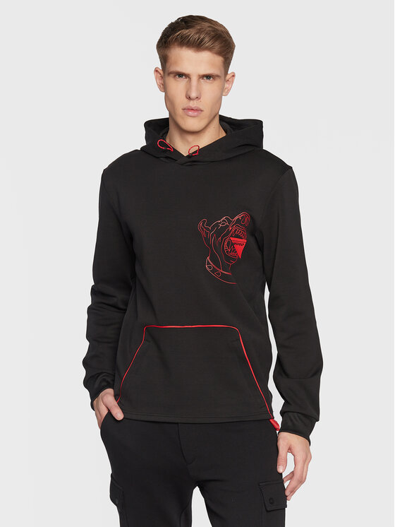 Hugo Bluza Dortus_Xp 50479054 Czarny Regular Fit | Modivo.pl