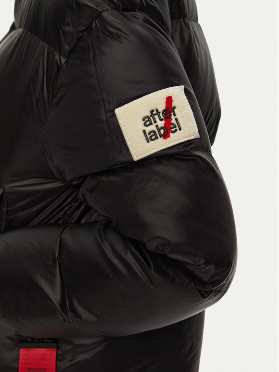After Label Kurtka puchowa Turku A00086 Czarny Regular Fit | Modivo.pl