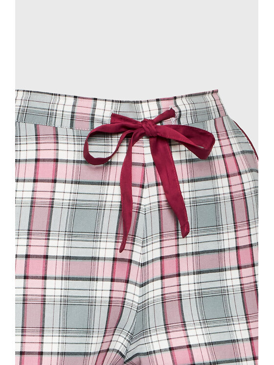Cyberjammies Pyžamové nohavice Jessica Brushed Check 9420 Sivá Regular ...