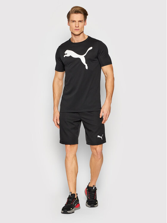 Puma T-Shirt Active Big Logo 586724 Czarny Regular Fit | Modivo.pl
