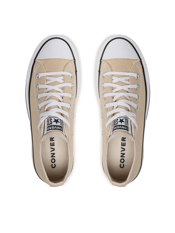 Converse Sportbačiai Chuck Taylor All Star Lift A03542C Smėlio | Modivo.lt