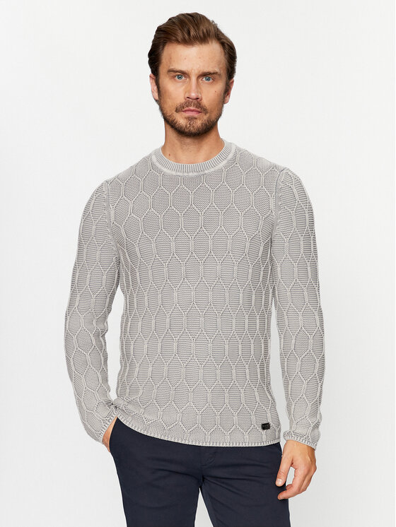 JOOP! Jeans Pullover 30037700 Grau Modern Fit | Modivo.de