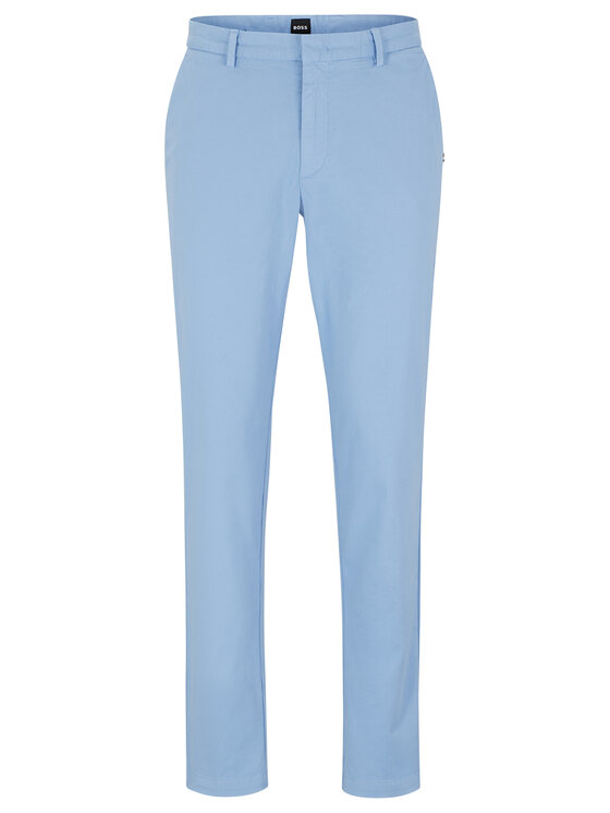 Boss Chinosy Kaito1 50487966 Niebieski Slim Fit | Modivo.pl