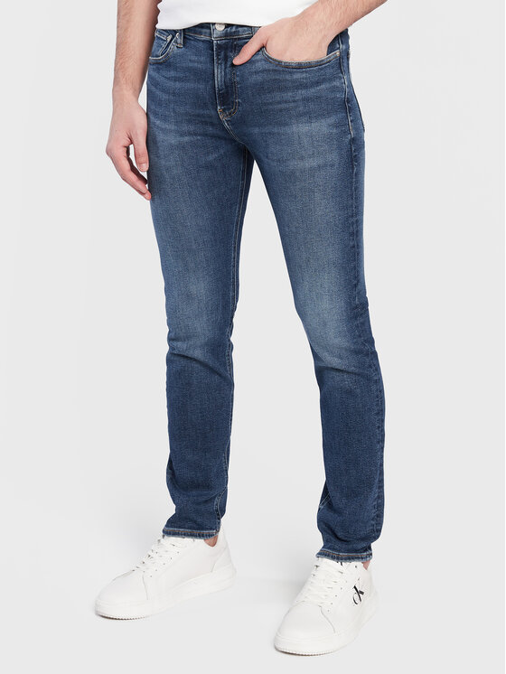 Calvin Klein Jeans Jeans J30J322834 Dunkelblau Skinny Fit | Modivo.de