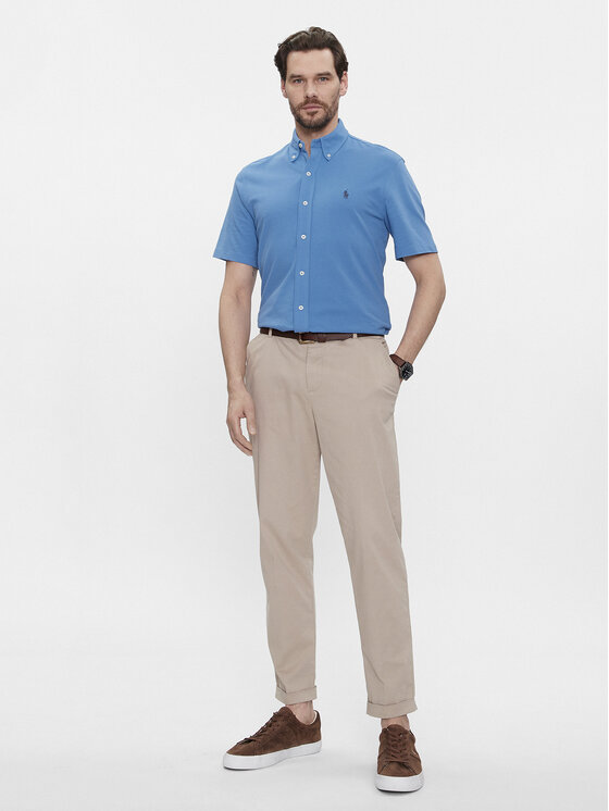 Polo Ralph Lauren Košeľa 710798291016 Modrá Slim Fit | Modivo.sk