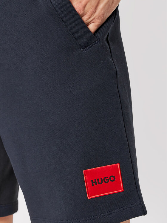 Hugo Szorty sportowe Diz222 50466196 Granatowy Regular Fit | Modivo.pl