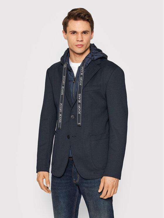 JOOP! Jeans Marynarka 15 Jjb-18Hoodney-J11 30031109 Granatowy Slim Fit ...