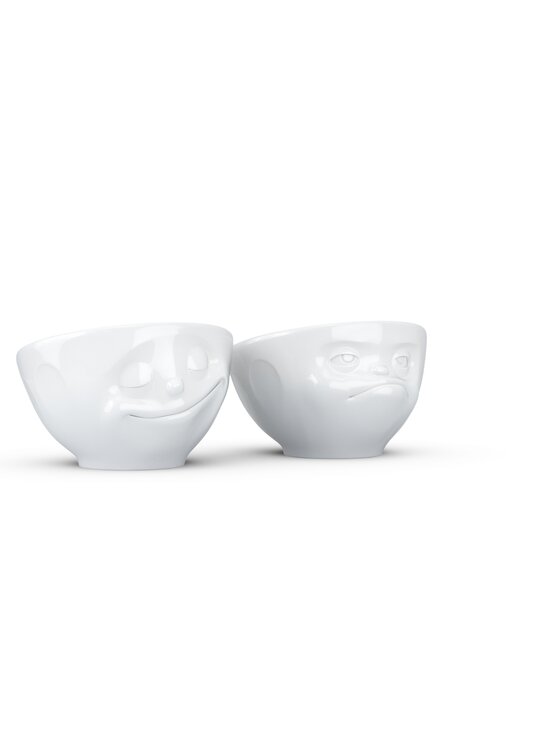 58 products Komplet kieliszków na jajka Happy i Hmpff! Biały | Modivo.pl