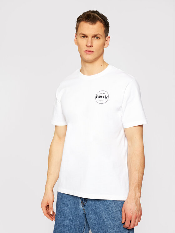Levi's® T-Shirt Tee 16143-0106 Biały Relaxed Fit | Modivo.pl