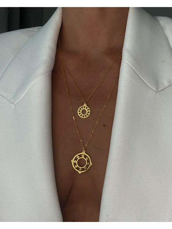 Sotho Naszyjnik N3378 Żółte złocenie | Modivo.pl