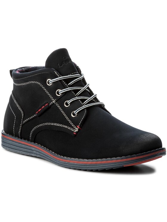 Gino Lanetti Trzewiki M16AW066-12 Granatowy | Modivo.pl