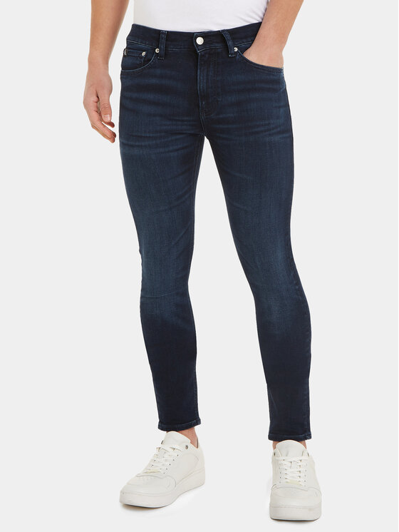 Calvin Klein Jeans Jeans J30J323869 Dunkelblau Super Skinny Fit | Modivo.de