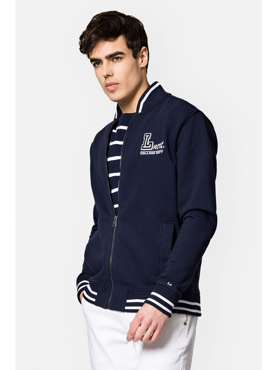 Lancerto Bluza Travis BL073222000005 Granatowy Regular Fit | Modivo.pl