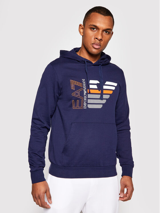 EA7 Emporio Armani Bluza 3KPM41 PJ05Z 1554 Granatowy Regular Fit | Modivo.pl