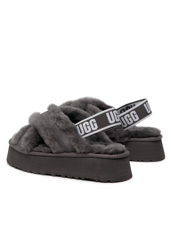 Ugg Papuče W Disco Cross Slide 1121550 Sivá | Modivo.sk