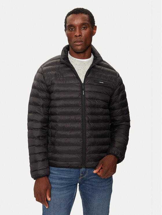 Calvin Klein Geacă din puf K10K113474 Negru Regular Fit | Modivo.ro