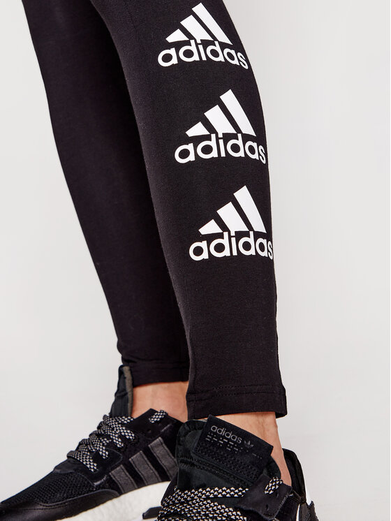 adidas Κολάν W Stacked FI4632 Μαύρο Slim Fit | Modivo.gr