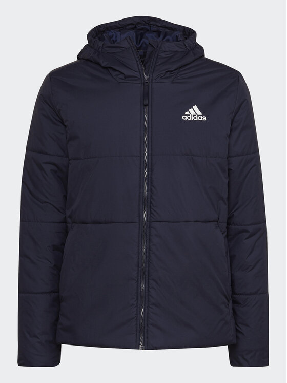 adidas Daunenjacke Bsc 3-Stripes HG6270 Dunkelblau Standard Fit | Modivo.de