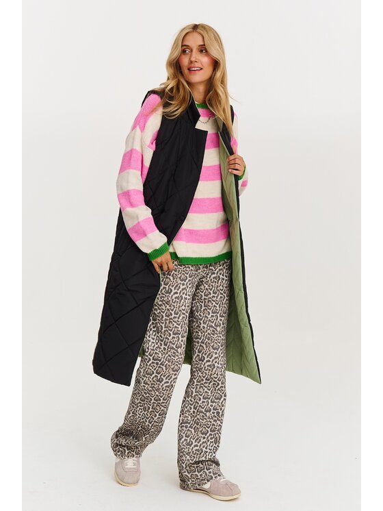 NAOKO Kamizelka Grove Walk Zielony Regular Fit | Modivo.pl