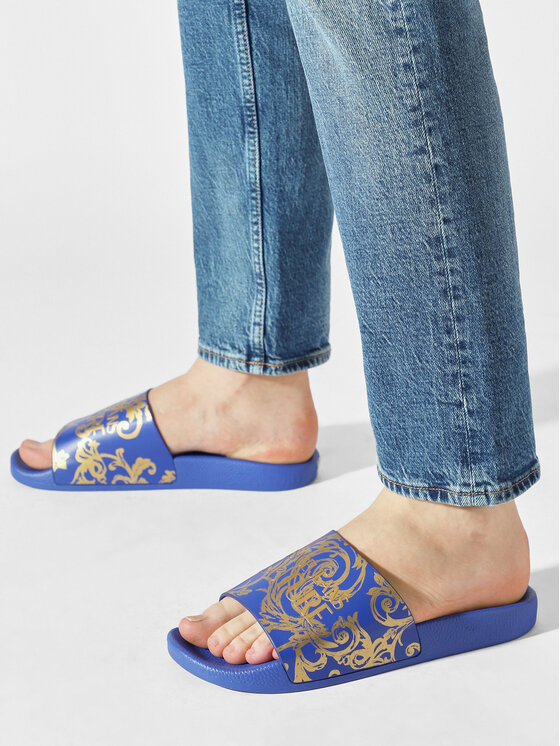 Versace Jeans Couture Natikače 74YA3SQ4 Tamnoplava | Modivo.hr