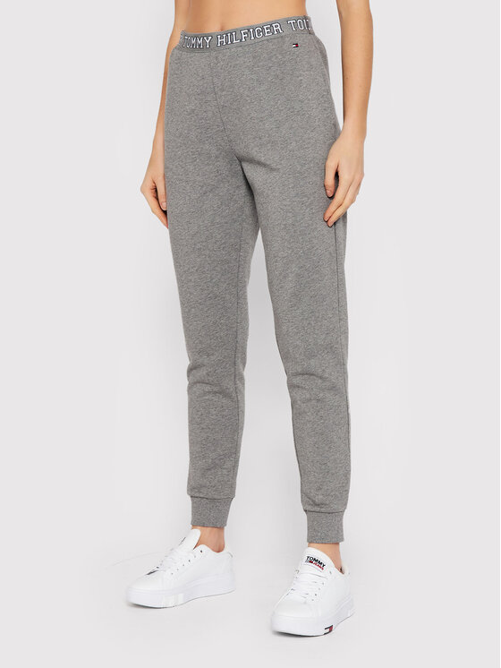 Tommy Hilfiger Jogginghose Track Uw0uw03214 Grau Regular Fit Modivo At