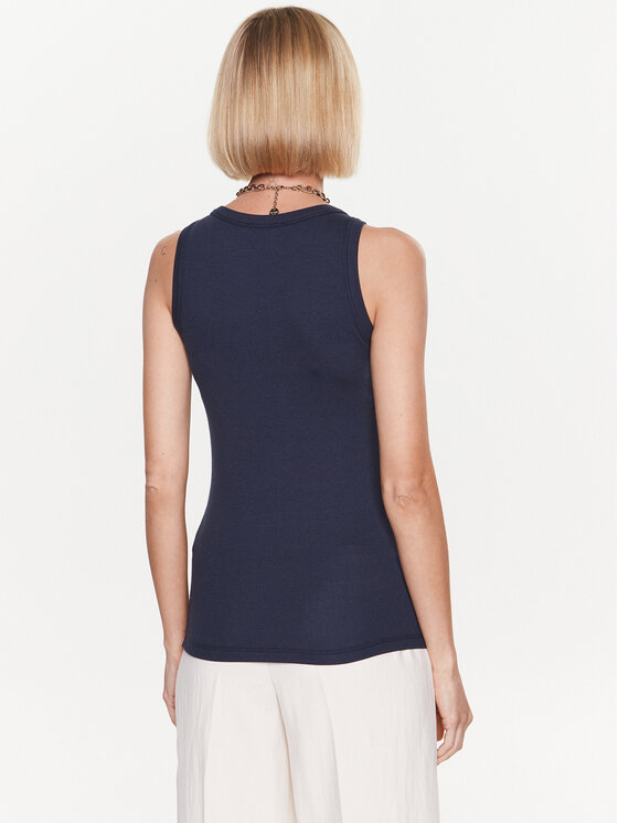 Fransa топ 20612012 Тъмносин Slim Fit | Modivo.bg