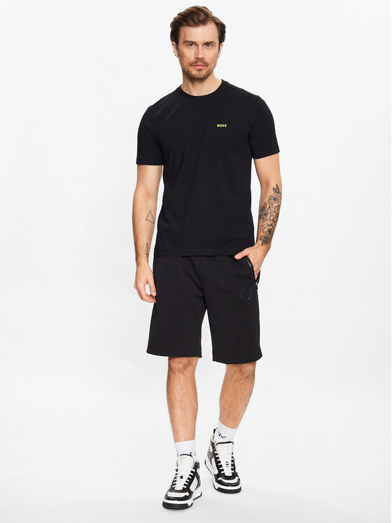 Boss Тишърт 50475828 Черен Regular Fit | Modivo.bg
