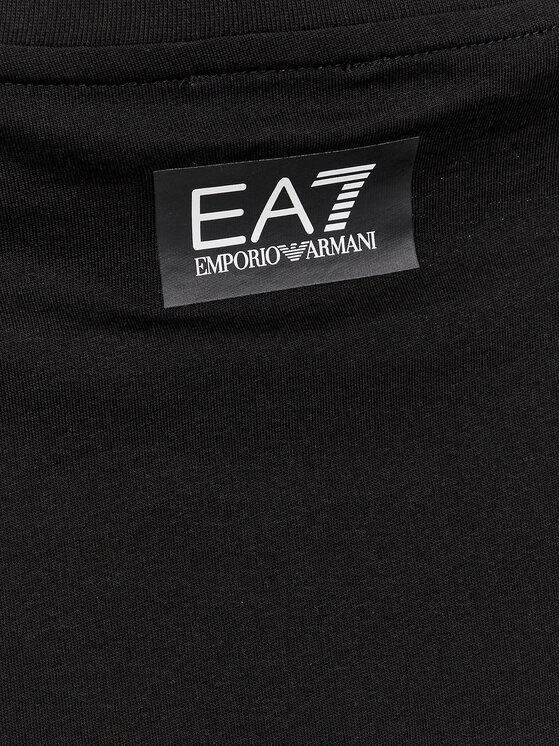 EA7 Emporio Armani T-Shirt 3DPT44 PJ02Z 1200 Czarny Regular Fit | Modivo.pl