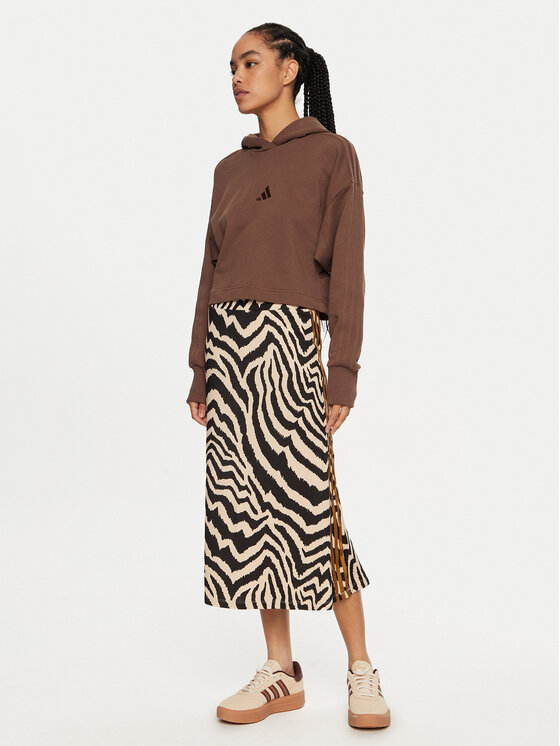 adidas Midi svārki FARM Rio 3-Stripes IY0760 Bēšs Regular Fit | Modivo.lv