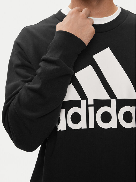 adidas Bluza Essentials French Terry Big Logo Sweatshirt IC9324 Czarny ...