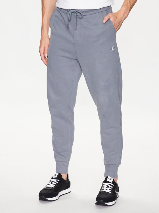 Calvin Klein Jeans Spodnie Dresowe J30j322484 Szary Regular Fit Modivo Pl