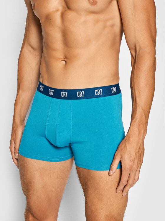 Cristiano Ronaldo CR7 Набір з 3 пар боксерів Basic W Aop Trunk 3-Pack 8110-49-711 Голубий ...