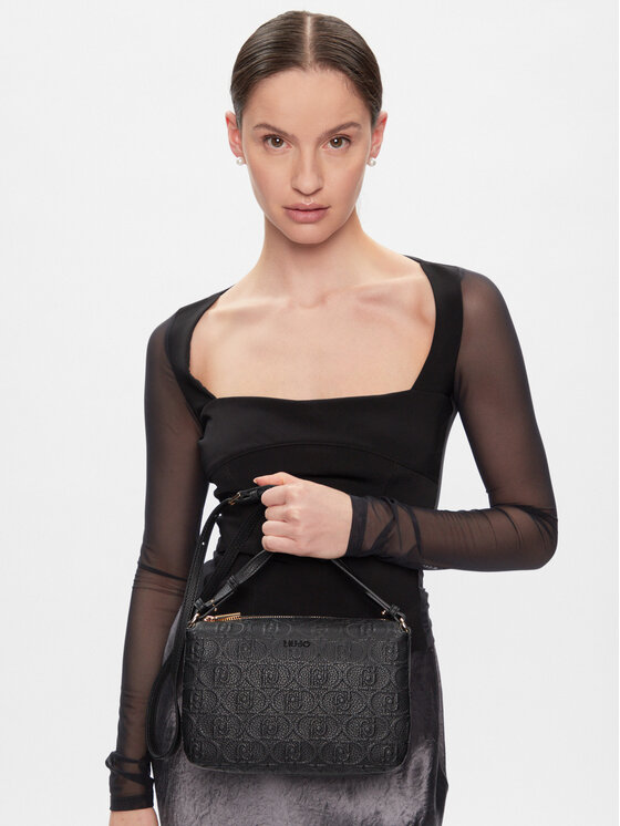 Liu Jo Torebka Ecs S Crossbody AA4172 E0003 Czarny | Modivo.pl