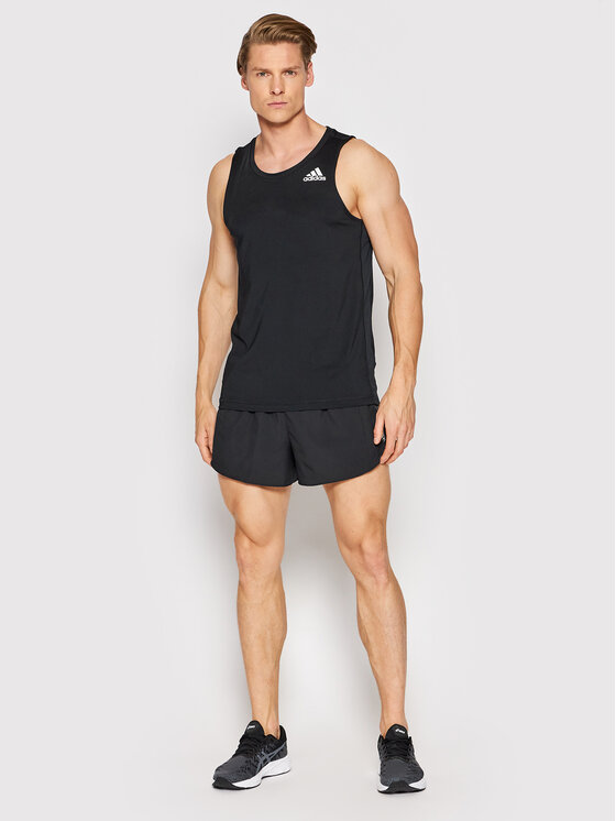 adidas Sportshorts Own The Run Split H58594 Schwarz Regular Fit | Modivo.de