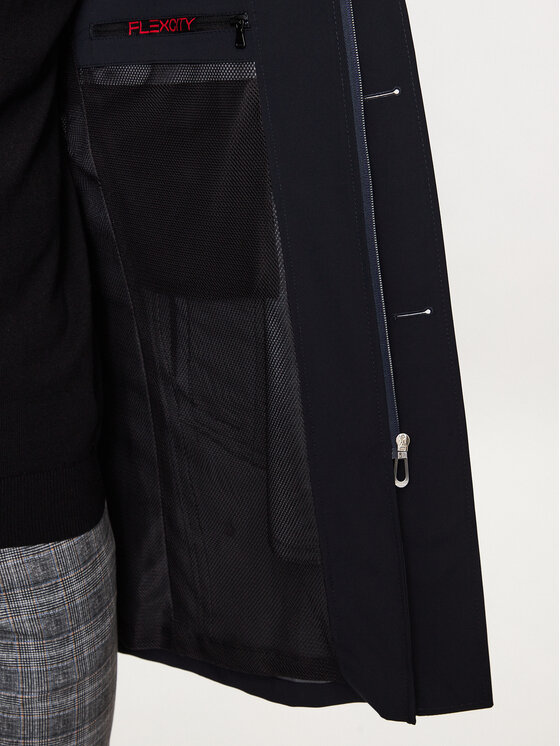 Bugatti Płaszcz przejściowy 333500 39031 Granatowy Regular Fit | Modivo.pl