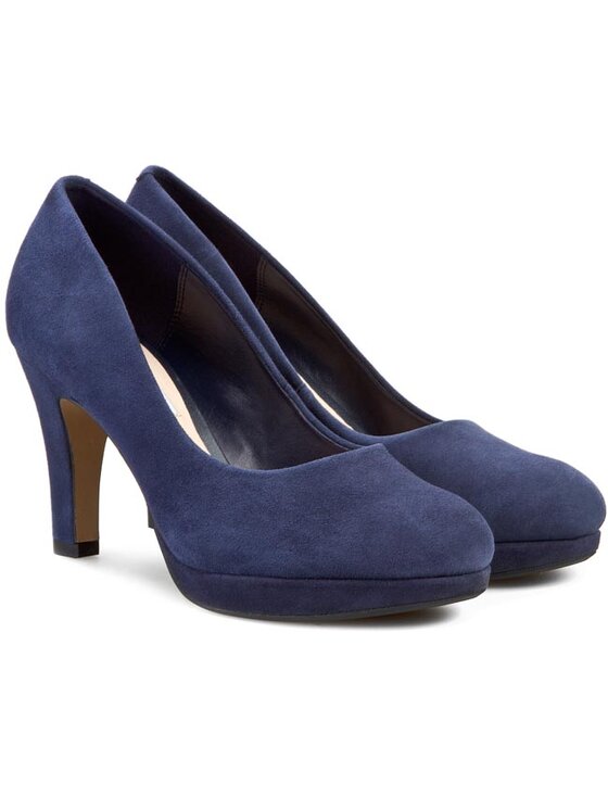 Clarks Halbschuhe Crisp Kendra 261083054 Dunkelblau Modivo