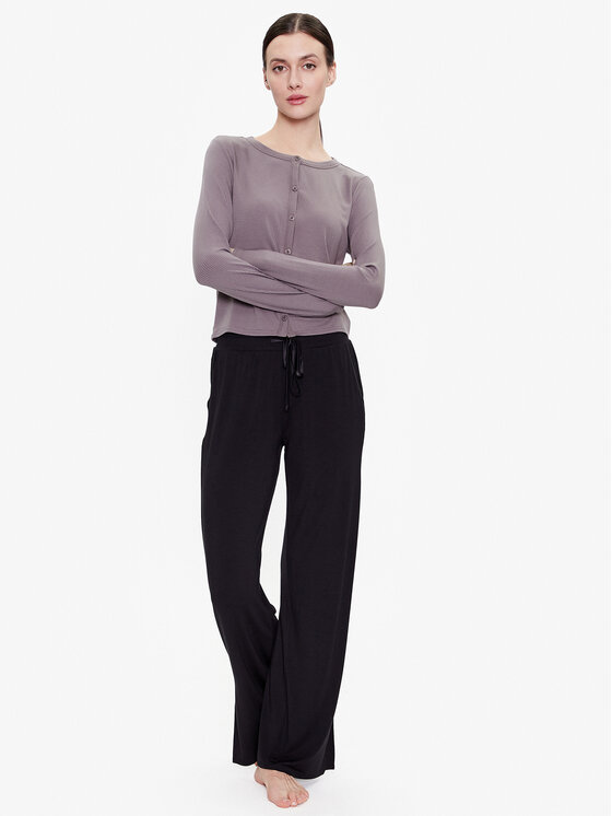 Triumph Kardigan Natural 10214823 Fialová Regular Fit | Modivo.cz