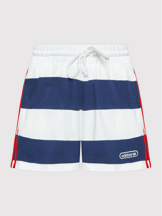 adidas Szorty sportowe HL6559 Biały Regular Fit | Modivo.pl