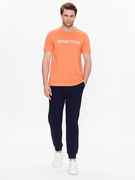 United Colors Of Benetton Spodnie dresowe 3J68UF00K Granatowy Regular ...