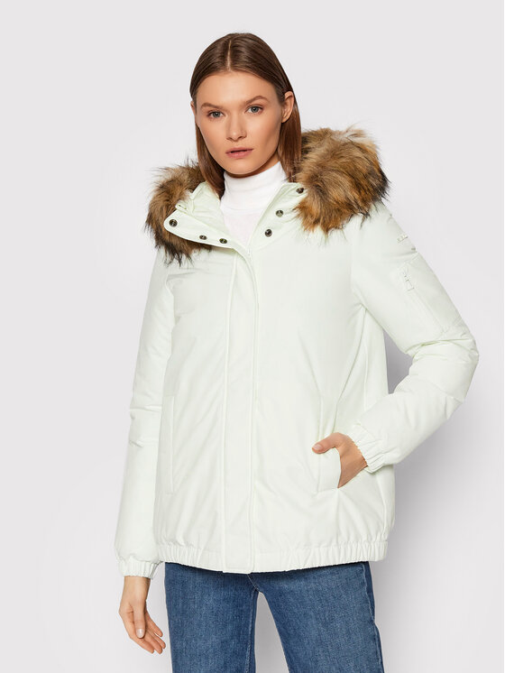 Geox Зимно яке Carum W1429L T2877 F1499 Бял Regular Fit | Modivo.bg