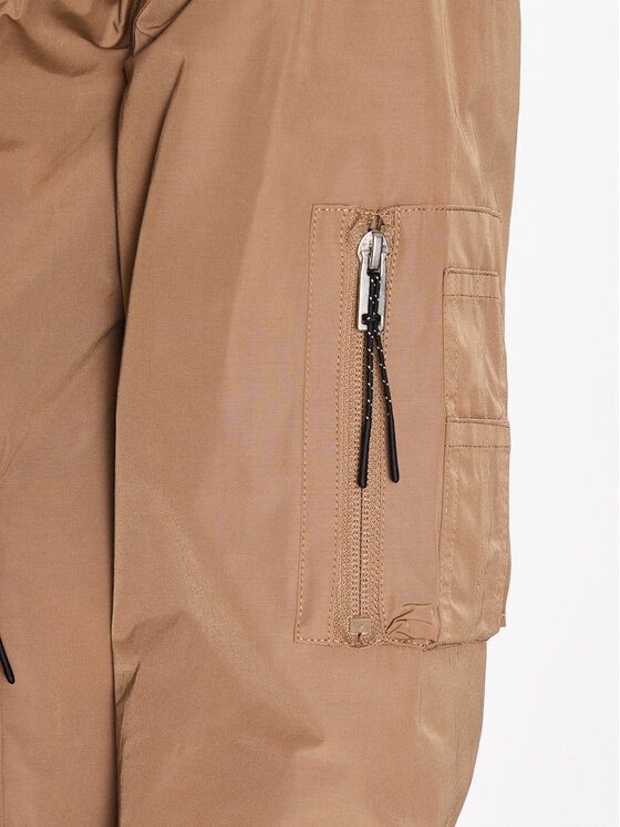 Lindbergh Kurtka bomber 30-321000 Brązowy Regular Fit | Modivo.pl