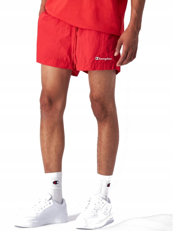 Champion Szorty 219980-RS069 Czerwony Standard Fit | Modivo.pl
