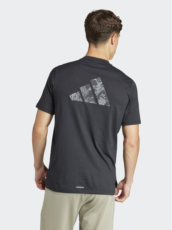 adidas Marškinėliai Workout Logo IT2124 Juoda Regular Fit | Modivo.lt