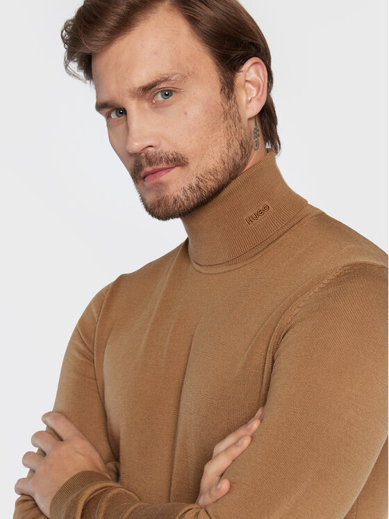 Hugo Golf San Thomas-M 50474174 Beżowy Slim Fit | Modivo.pl